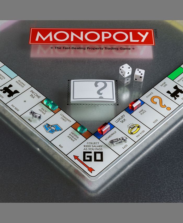 Winning Solutions Monopoly Board Game - Glass Edition - Macy's