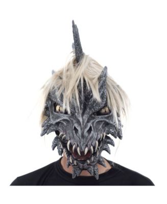 ZagOne Size Studios Monroe The Dragon Latex Adult Costume Mask One Size ...