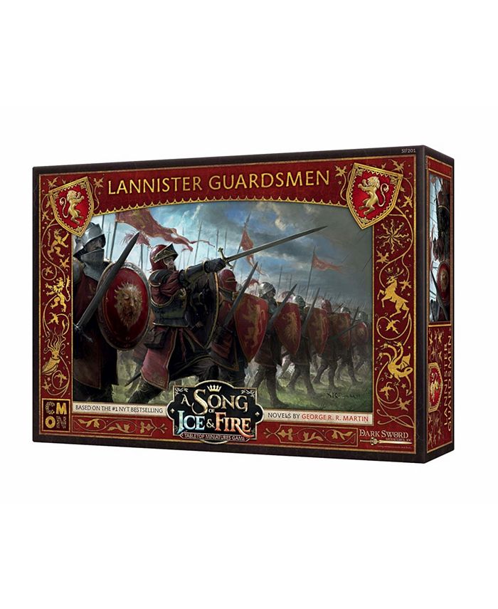 CMON A Song Of Ice Fire: Tabletop Miniatures Game - Lannister Guards ...