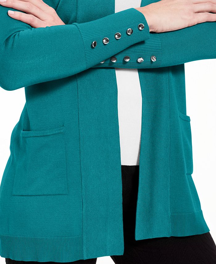 JM Collection Petite Open-Front Cardigan, Created for Macy's - Macy's