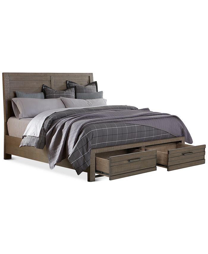 Furniture Ruff Hewn King Storage Bed - Macy's