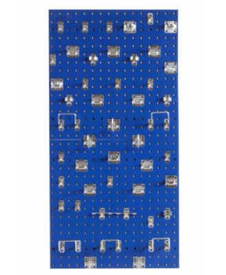 Triton Products Locboard 2 18 Gauge Steel Square Hole Pegboards with 46 ...