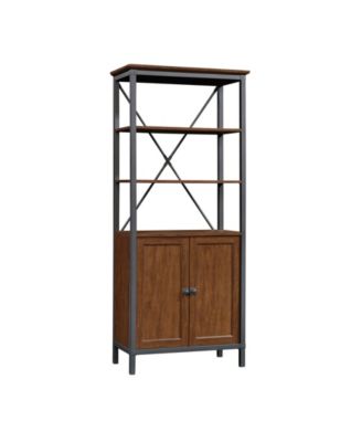 Sauder Carson Forge Bookcase with Doors - Macy's