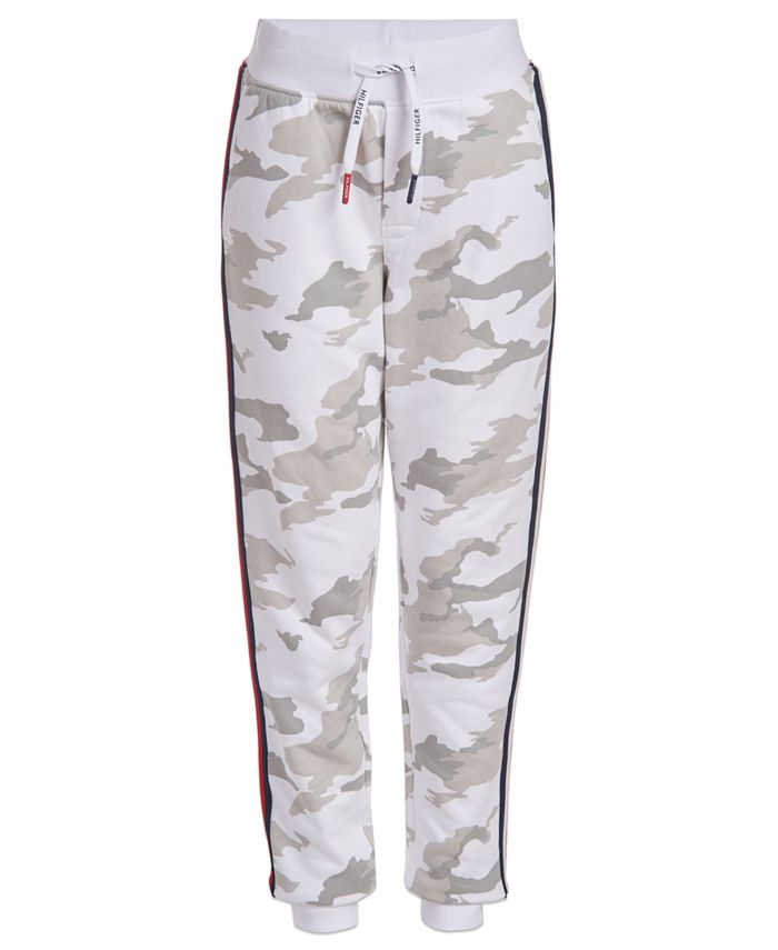 Tommy Hilfiger Little Boys Camouflage Taped Sweatpants - Macy's