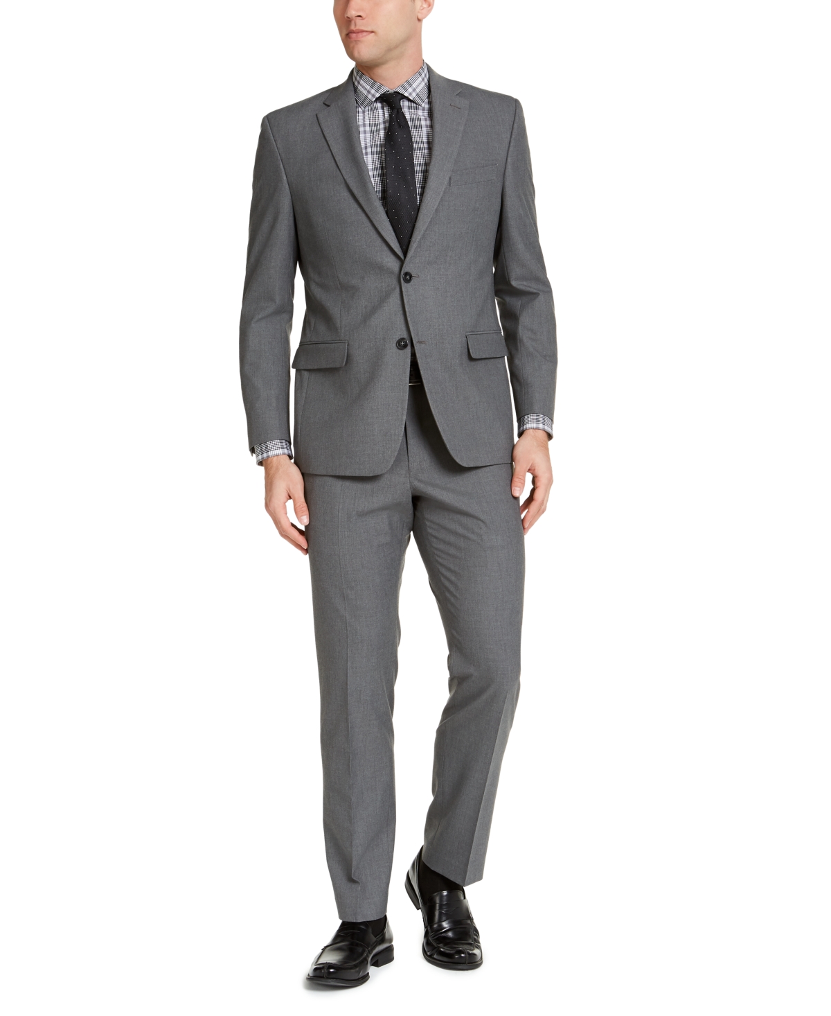Click here for Izod Mens Classic Fit Suit - Gray Solid prices