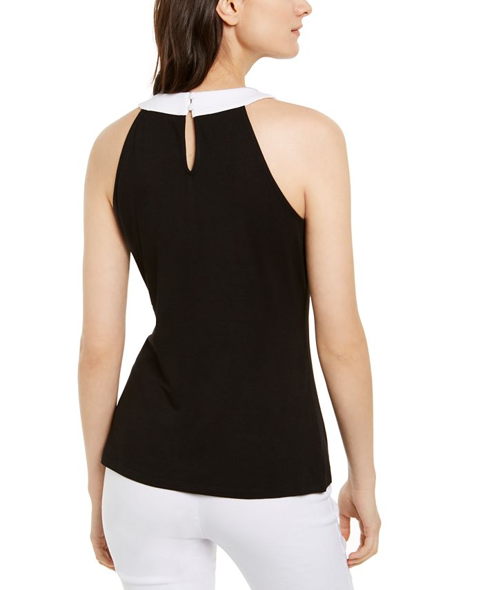 Inc International Concepts Inc Twisted Colorblocked Top Created For