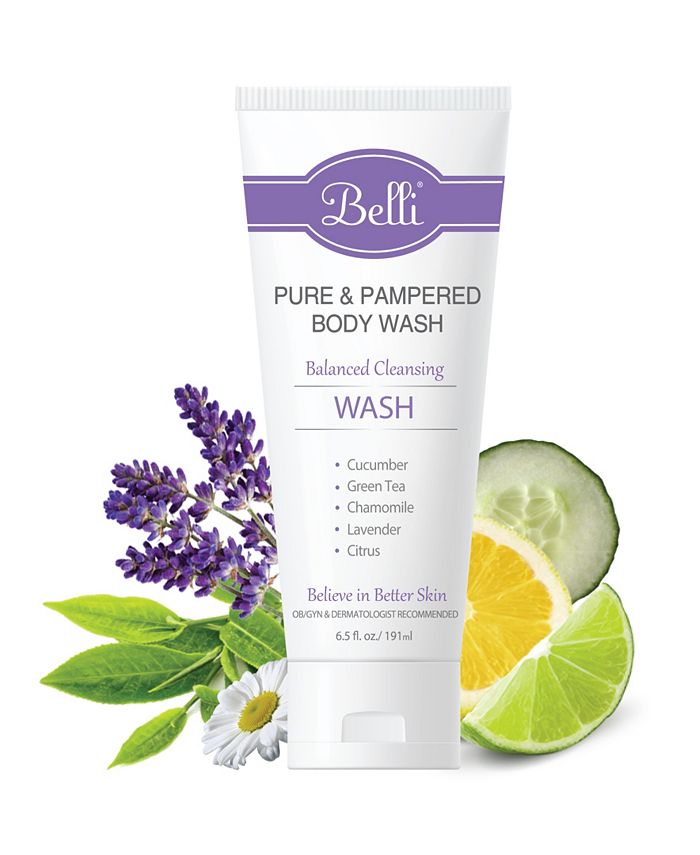 Belli Skin Care Pure and Pampered Body Wash, 6.5 fl oz - Macy's