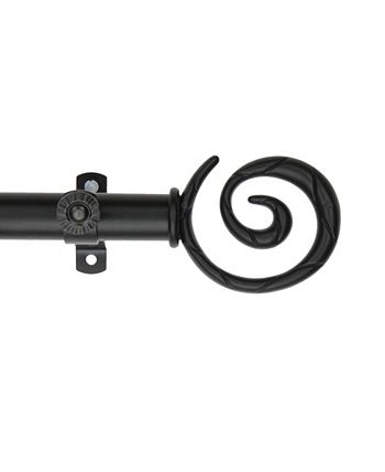 Rod Desyne Spiral Curtain Rod 13/16 inch dia 66-120 inch - Macy's