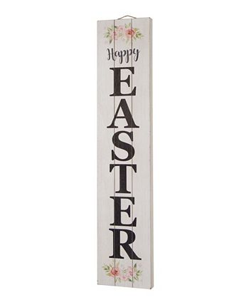 Glitzhome Wooden Easter Word Sign Porch Décor - Macy's