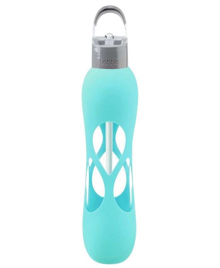 Bobble Pure Glass Water Bottle with Silicone Grip and Flip Straw, 25 oz ...