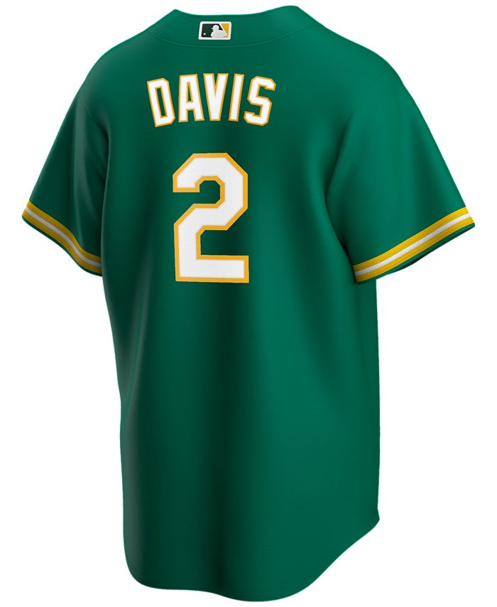 Nike Men's Khris Davis Oakland Athletics Official Player Replica Jersey ...
