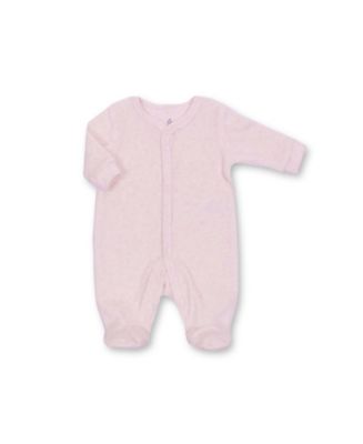 Snugabye Baby Girls Velour Sleeper - Macy's