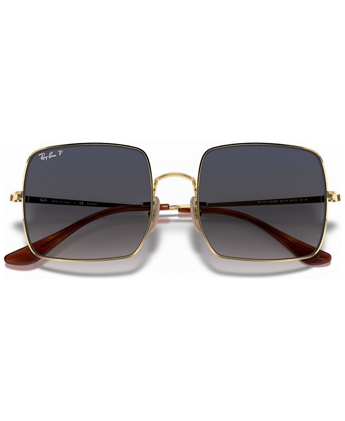 Ray-Ban SQUARE Polarized Sunglasses, RB1971 - Macy's