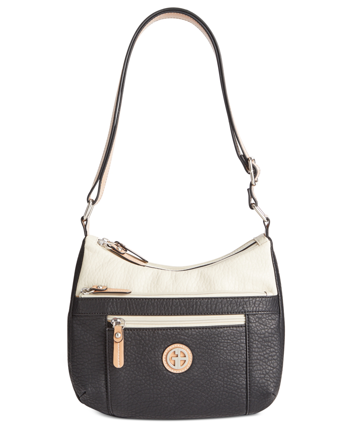 Click here for Giani Bernini Colorblock Pebble Hobo  Exclusively... prices