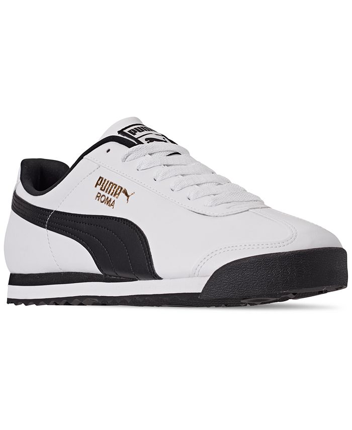 Puma Men's Roma Basic Casual Sneakers from Finish Line - Macy's