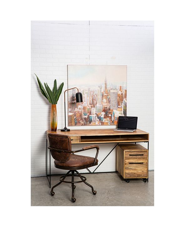 Moe's Home Collection Foster Desk Chair - Soft Brown & Reviews - Home ...