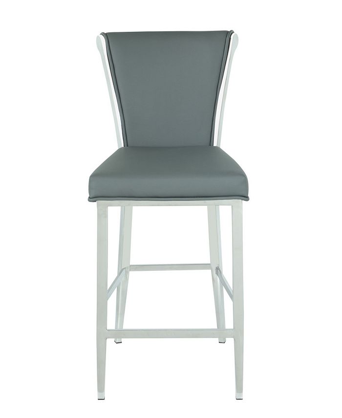 Chintaly Joy Flare Back Counter Stool - Macy's