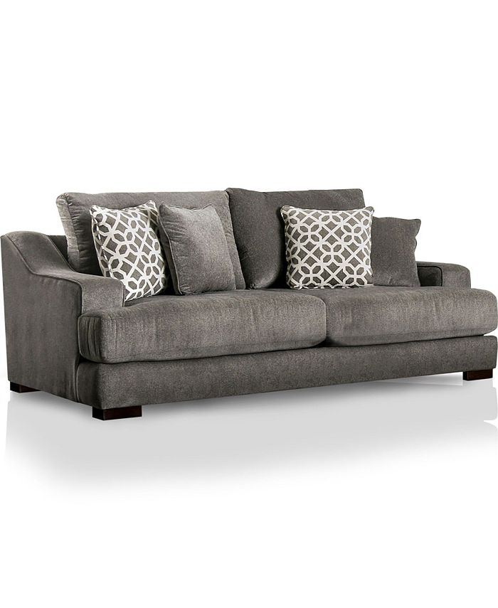 Furniture of America Xolan Upholstered Sofa - Macy's