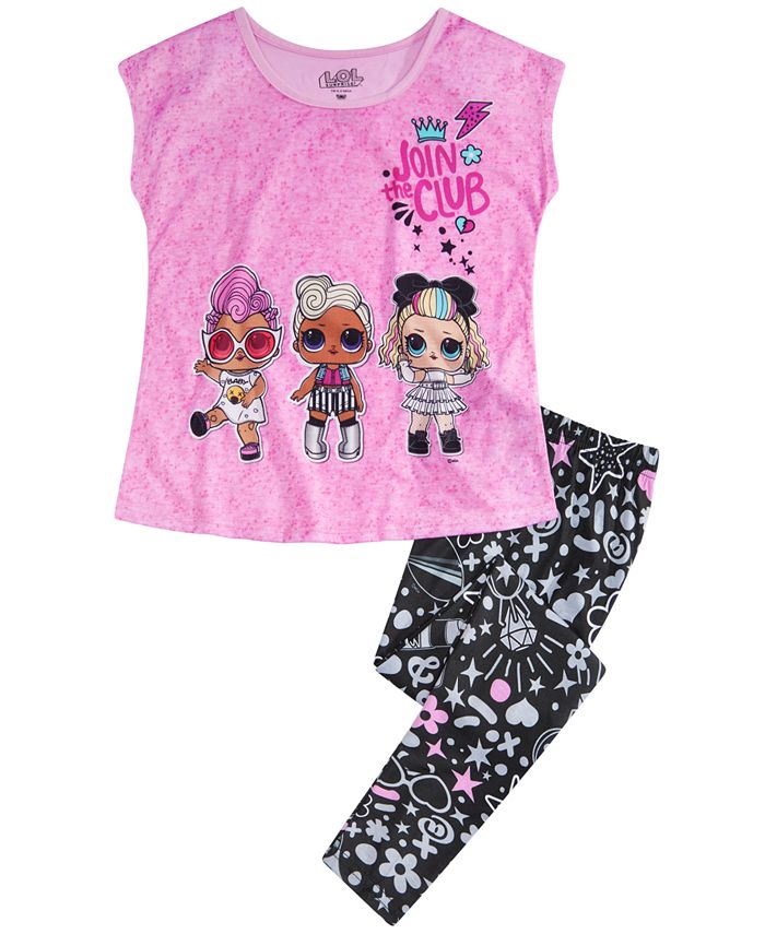LOL Surprise! Little & Big Girls 2-Pc. Pajama Set - Macy's