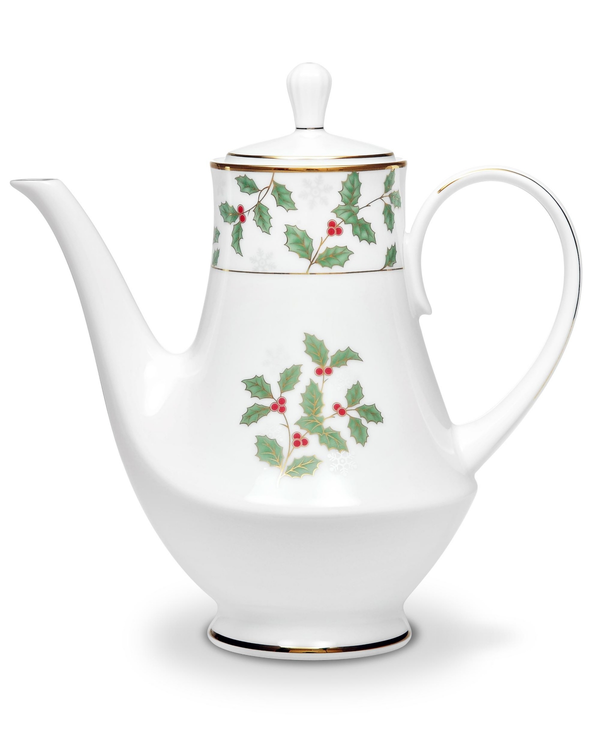 Click here for Noritake Holly & Berry Gold Coffee Server - Green prices