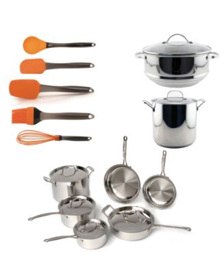 BergHOFF EarthChef Stainless Steel 19-Pc. Cookware Set - Macy's
