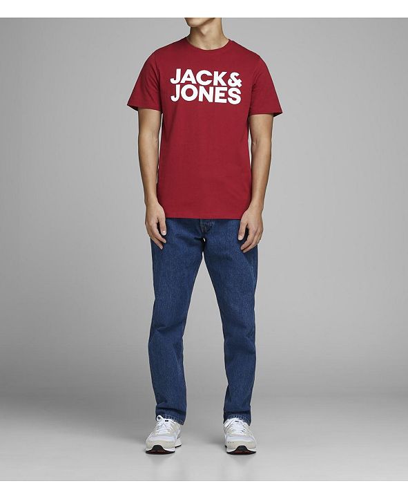 Jack & Jones Men's Logo Tee Shirt & Reviews - T-Shirts - Men - Macy's