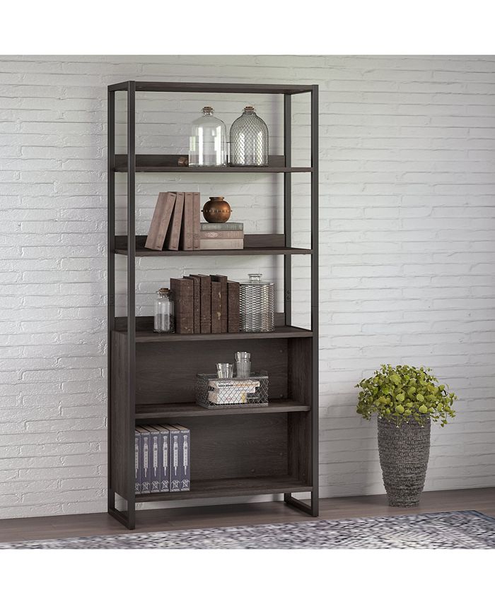 Kathy Ireland Office by Bush Furniture Atria 5 Shelf Bookcase - Macy's