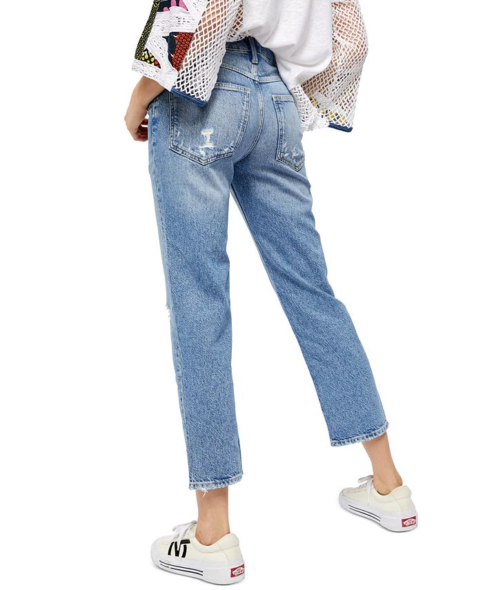 Free People Fast Times High-Rise Mom Jeans - Macy's