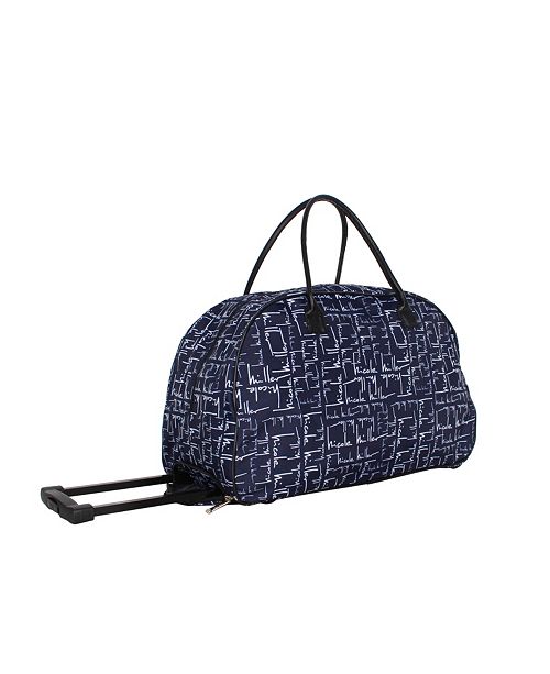 Nicole Miller Wheeled Weekender Duffel & Reviews - Duffels & Totes ...