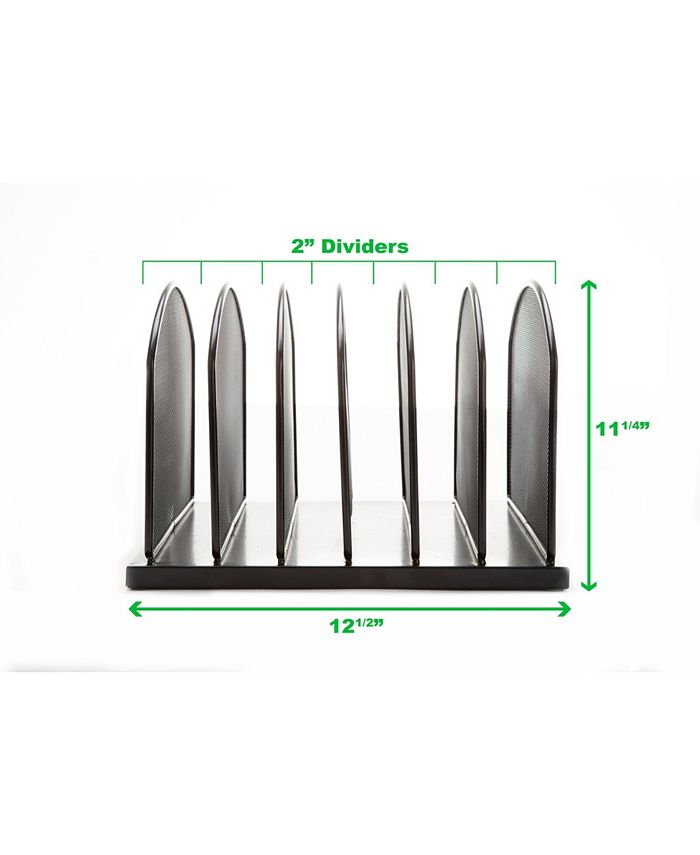 Mind Reader 6 Section Mesh Desk Organizer - Macy's