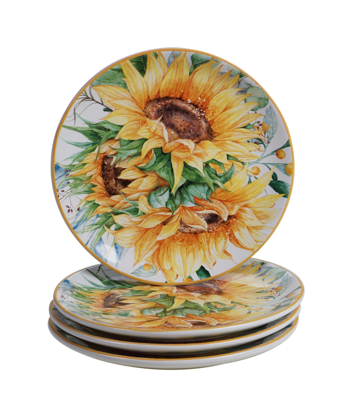 Click here for Certified International Sunflower Fields 4-Pc. Sal... prices