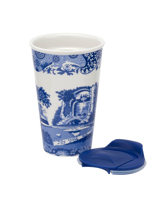 Spode Blue Italian Travel Mug - Macy's