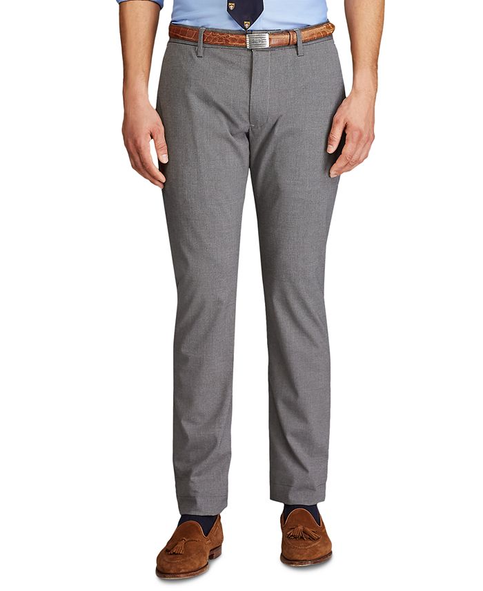 Polo Ralph Lauren Men's Stretch Straight-Fit Pants - Macy's