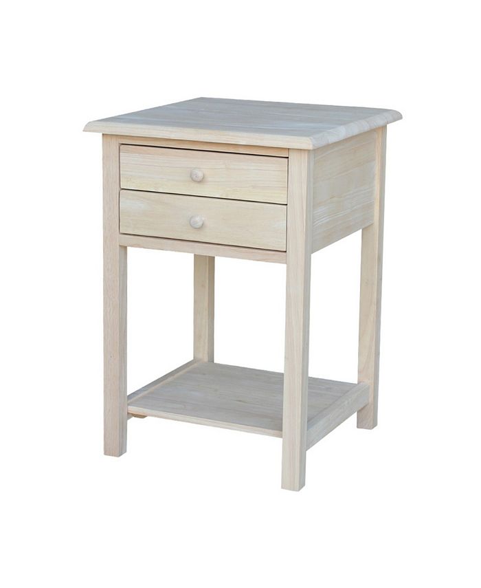International Concepts Lamp Table with 2 Drawers - Macy's