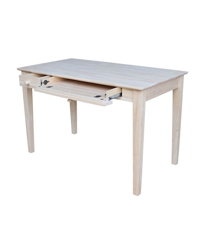International Concepts Computer Desk with Flip Down Drawer - Macy's