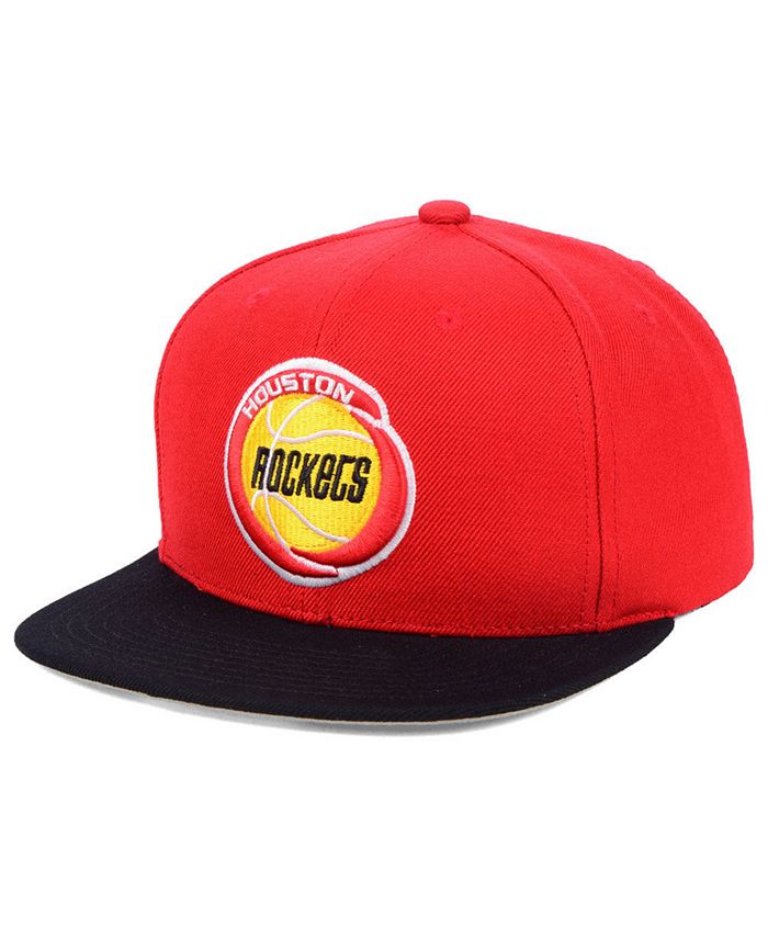 Mitchell & Ness Houston Rockets 2 Tone Classic Snapback Cap - Macy's