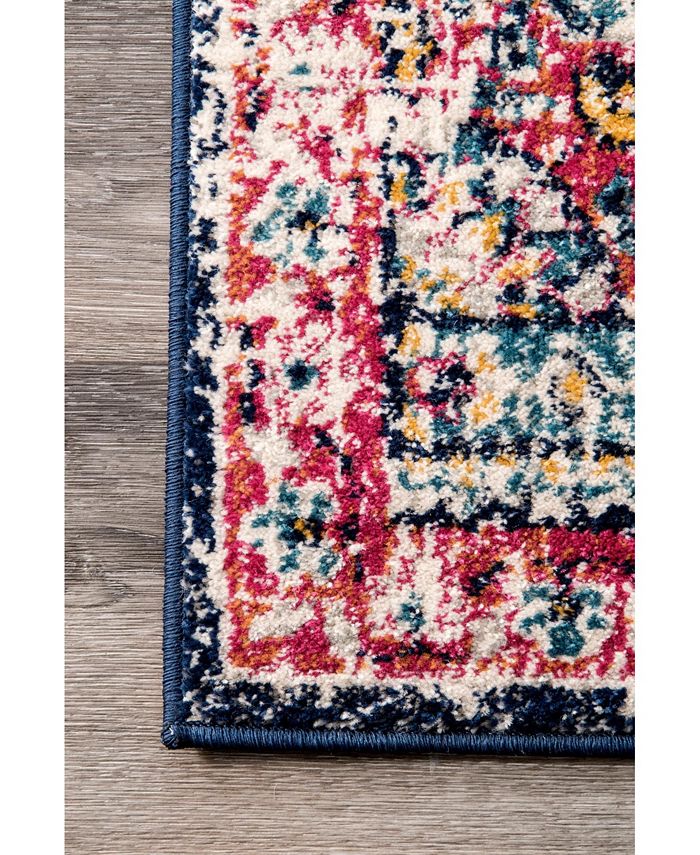 nuLoom Bodrum Vintage-Inspired Medallion Leola 5' x 7'5" Area Rug - Macy's