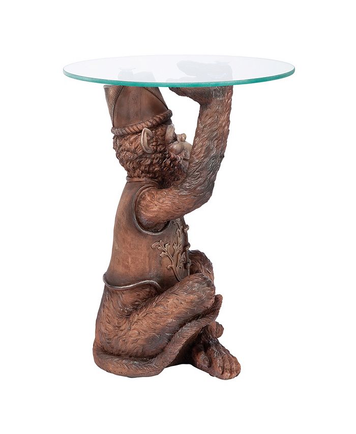 Design Toscano Moroccan Monkey Business Sculptural Side Table - Macy's