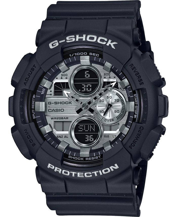 G-Shock Men's Analog-Digital Black Resin Strap Watch 51.2mm - Macy's