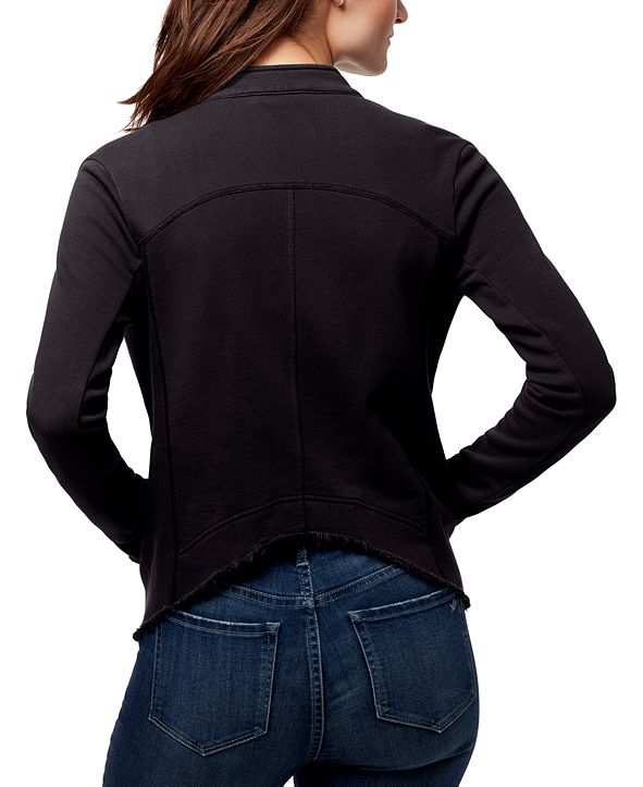 WILLIAM RAST Cotton Wing-Lapel Raw-Edge Jacket & Reviews - Jackets ...