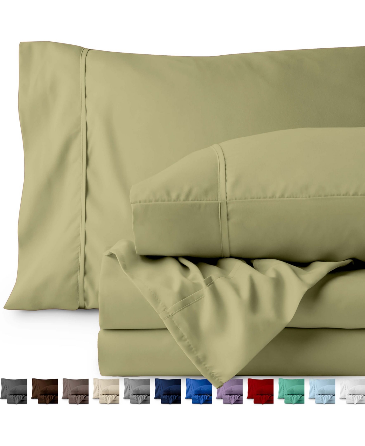 Click here for Bare Home Ultra-Soft Double Brushed Sheet Set  Kin... prices