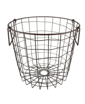 Design Imports Metal Basket Round Small - Macy's