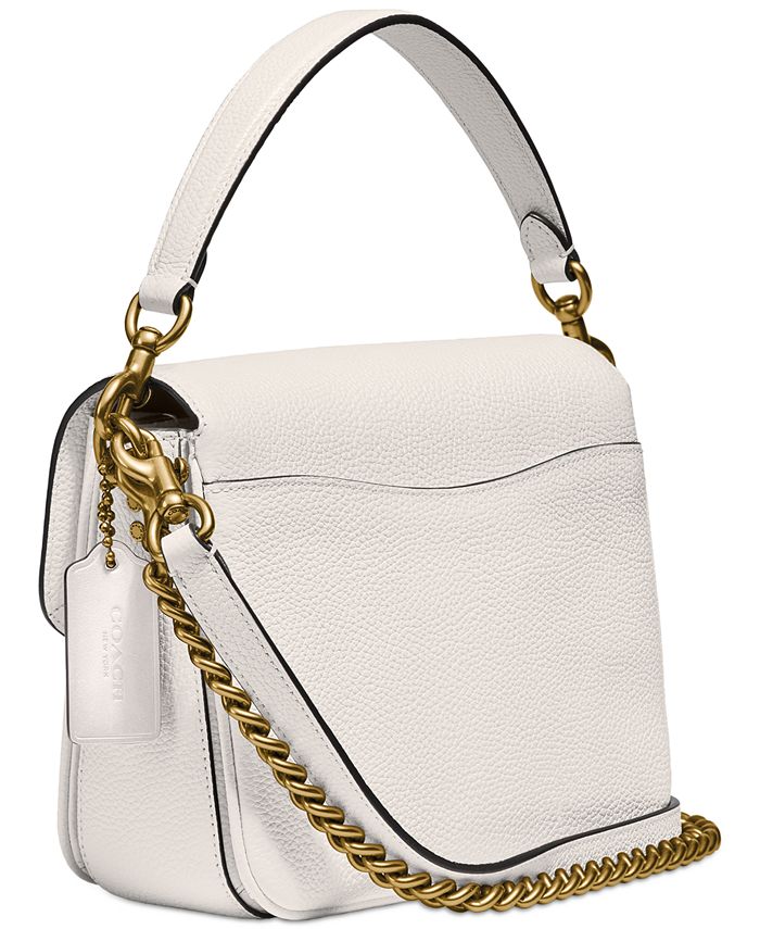 COACH Polished Pebbled Leather Cassie Crossbody 19 - Macy's