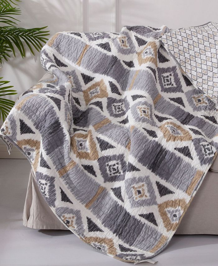 Levtex Santa Fe Reversible Quilted Throw, 50" x 60" - Macy's