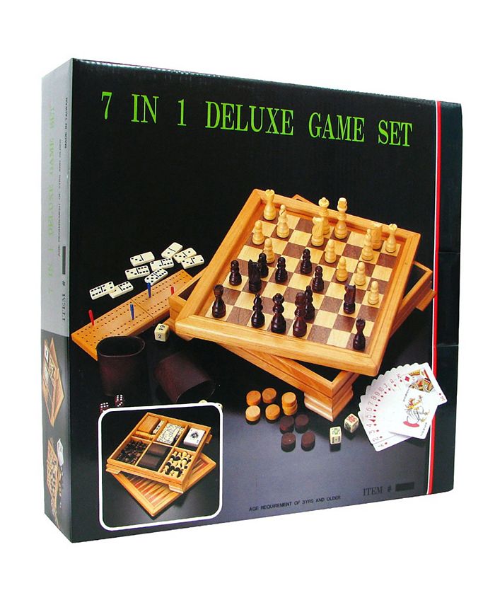Trademark Global Trademark Games Deluxe 7-In-1 Game Set - Macy's
