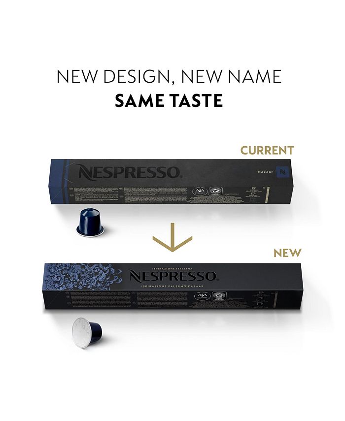 Nespresso Capsules OriginalLine, Ispirazione Palermo Kazaar, Dark Roast ...