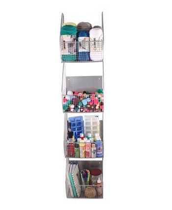 Spectrum Wall Mount 4-Tier Vertical Basket Rack - Macy's