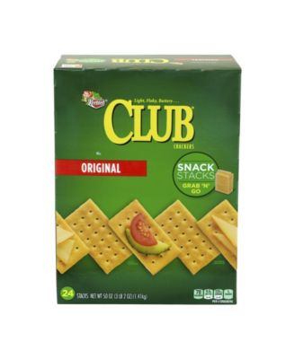 Keebler Original Club Crackers Snack Stacks, 50 oz - Macy's