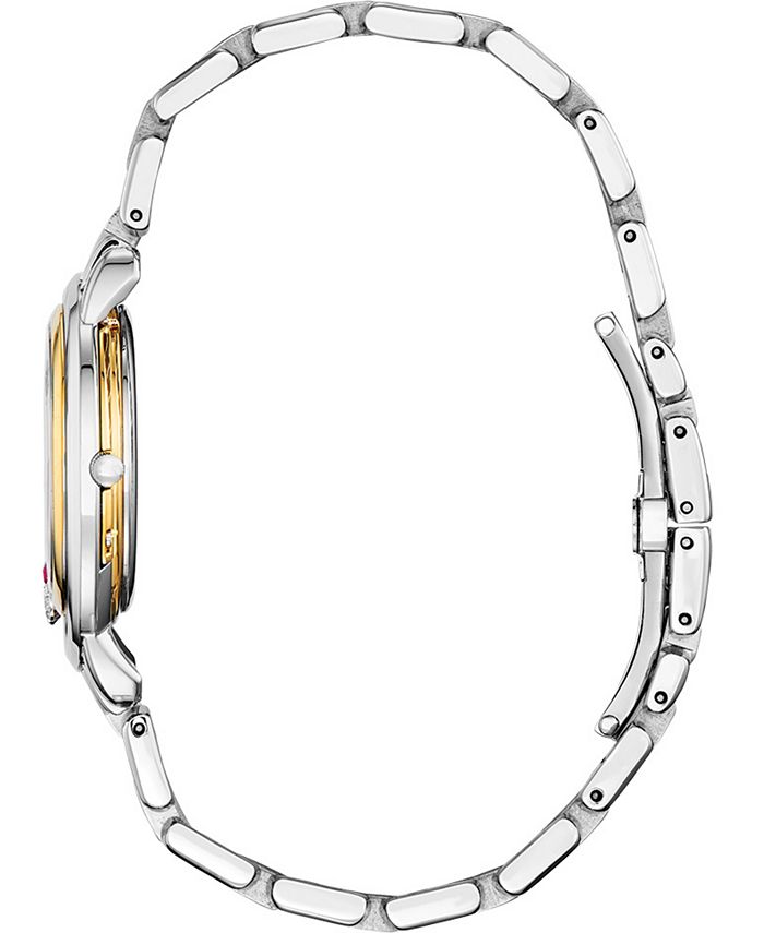 Citizen Citizen Eco-Drive Women's Snow White Diamond-Accent Two-Tone ...