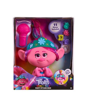 Redbox Dreamworks Trolls World tour Poppy Styling Head - 11 Pieces - Macy's